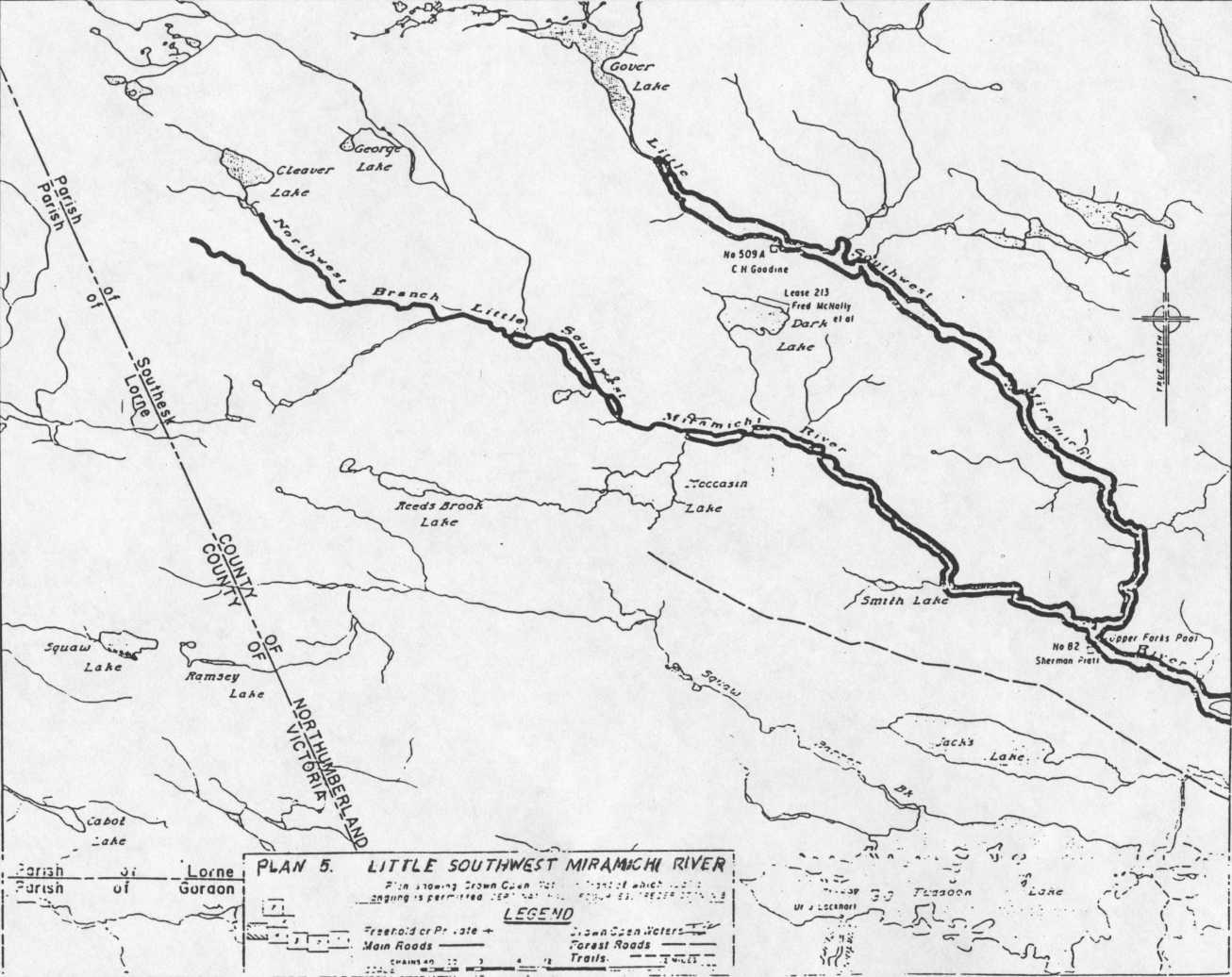 Little Southwest Miramichi River Map – Miramichi Salmon Association