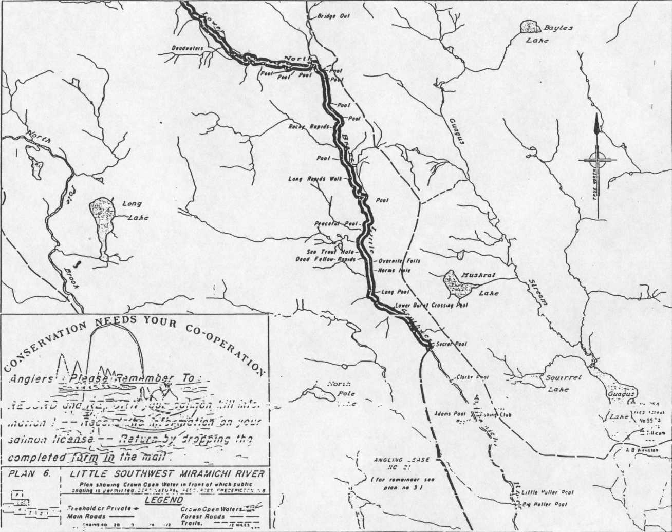 Little Southwest Miramichi River Map – Miramichi Salmon Association