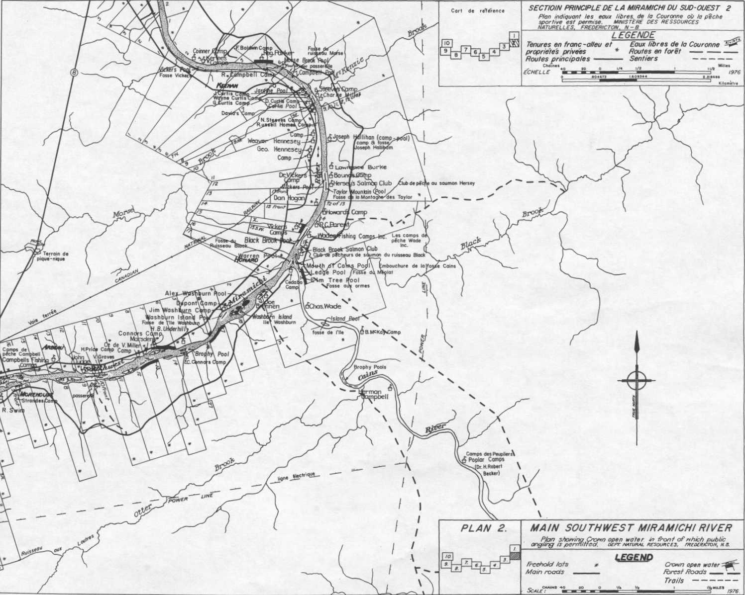 Main Southwest Miramichi River Map – Miramichi Salmon Association