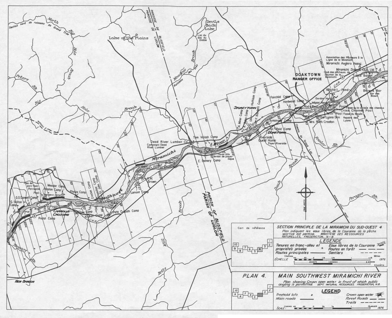 Main Southwest Miramichi River Map – Miramichi Salmon Association