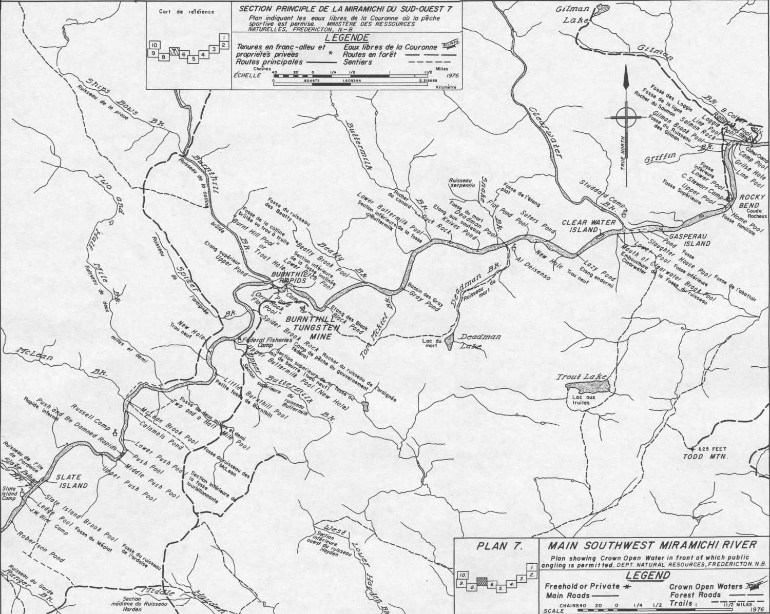 Main Southwest Miramichi River Map – Miramichi Salmon Association