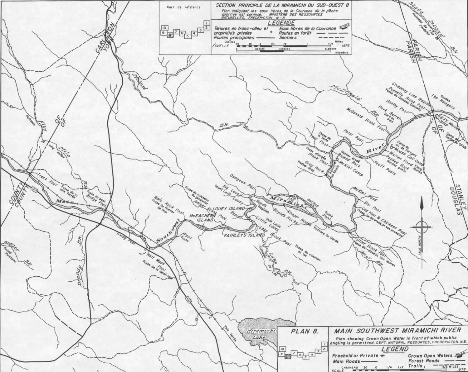 Main Southwest Miramichi River Map – Miramichi Salmon Association