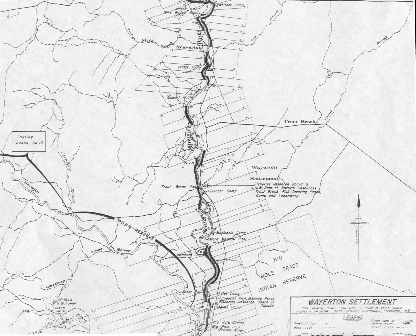 Northwest Miramichi River Map – Miramichi Salmon Association